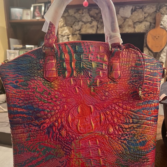 Brahmin | Bags | Brahmin Melbourne Collection Large Duxbury Rainbow ...